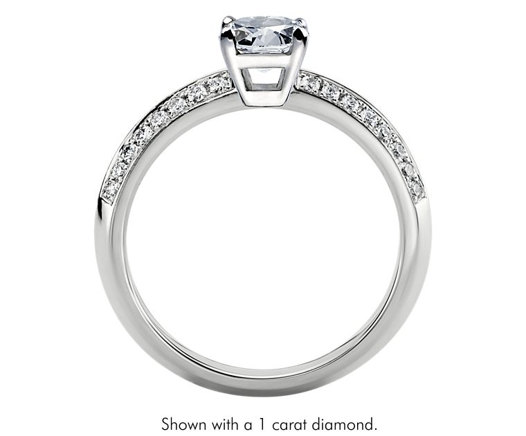 The Queen Diamond - 0,50 ct Zentraldiamant + 0,64 ct Seitensteine ...